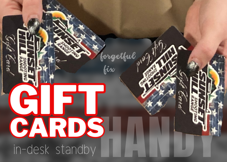 MAIL OUT GIFT CARD - Sunset Hill Shooting Range